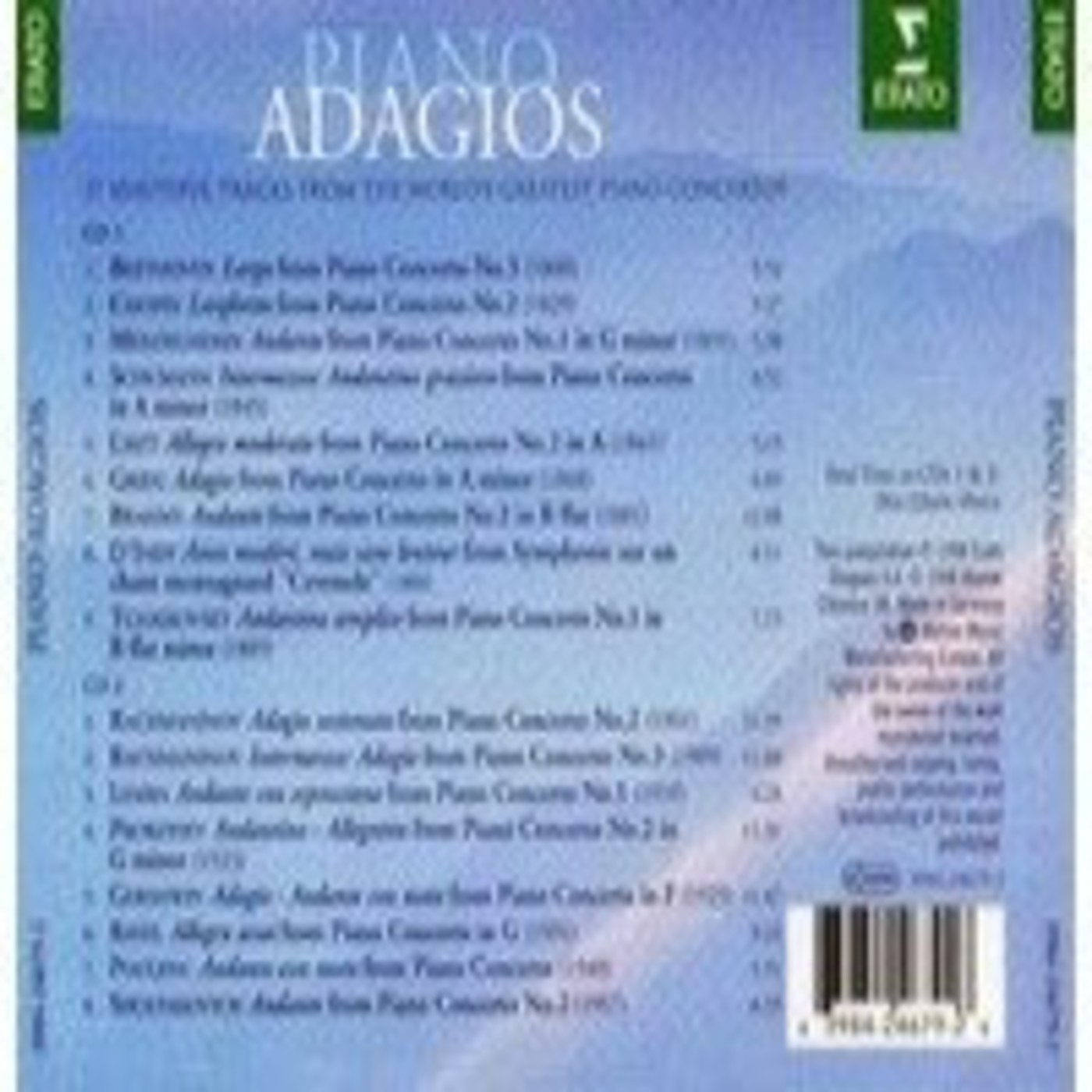 Piano Adagios [2de2] En Música Clásica Para La Relajación Y La