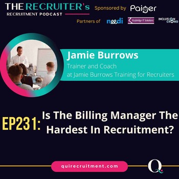 EP231: Jamie Burrows, Trainer and Coach at Jamie Burrows Training for Recruiters - Is The ...