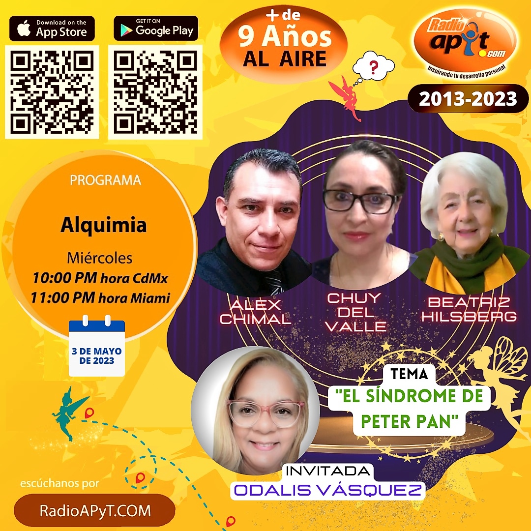 Programa 47 - El Síndrome de Peter Pan - 03 de Mayo de 2023 - Alquimia - Radio APyT - Podcast en ...