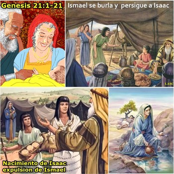 37-Nacimiento de Isaac y Expulsión de Ismael. - a-1Bereshit Génesis ...