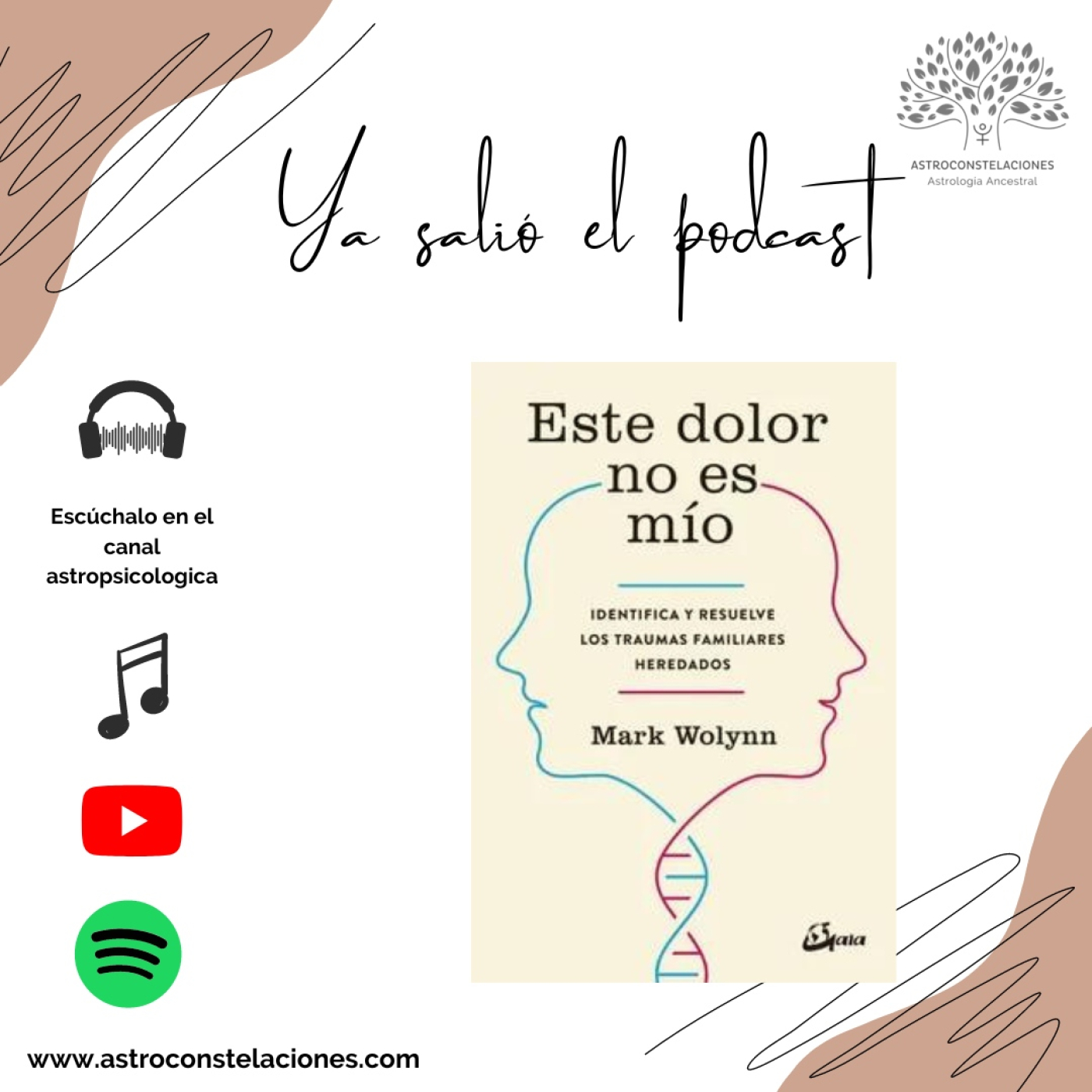 Este dolor no es mío (sobre el trauma familiar heredado) de Mark Wollyn - Astropsicologica ...