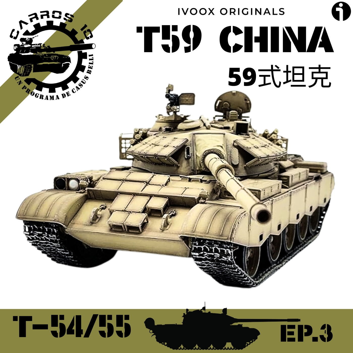 C10#87 Tipo 59, el T55 Chino mejorado que inundó el mercado - Casus Belli Podcast Historia ...