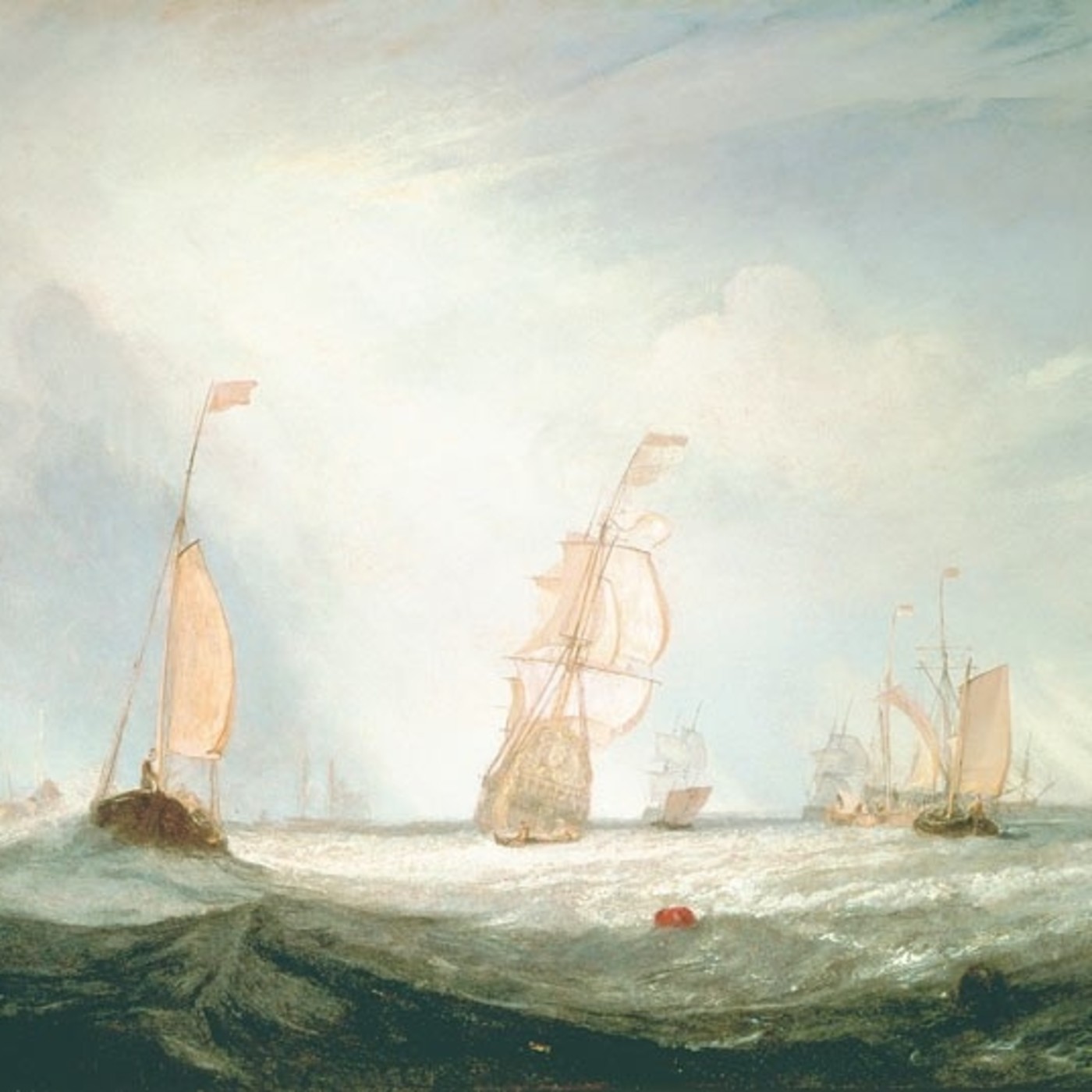 William Turner (Helvoetsluys. El Ciudad de Utrecht, 64, haciéndose a la ...