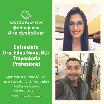 Entrevista a la Dra. Edna Nava, Carolina del Norte; Trayectoria ...