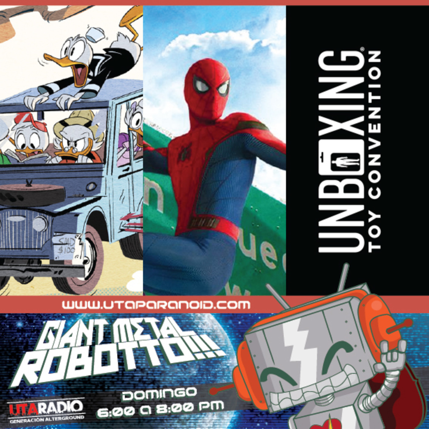 50 - Pato Aventuras, Spider-Man, UTC, Tele abierta. - Giant Metal ...