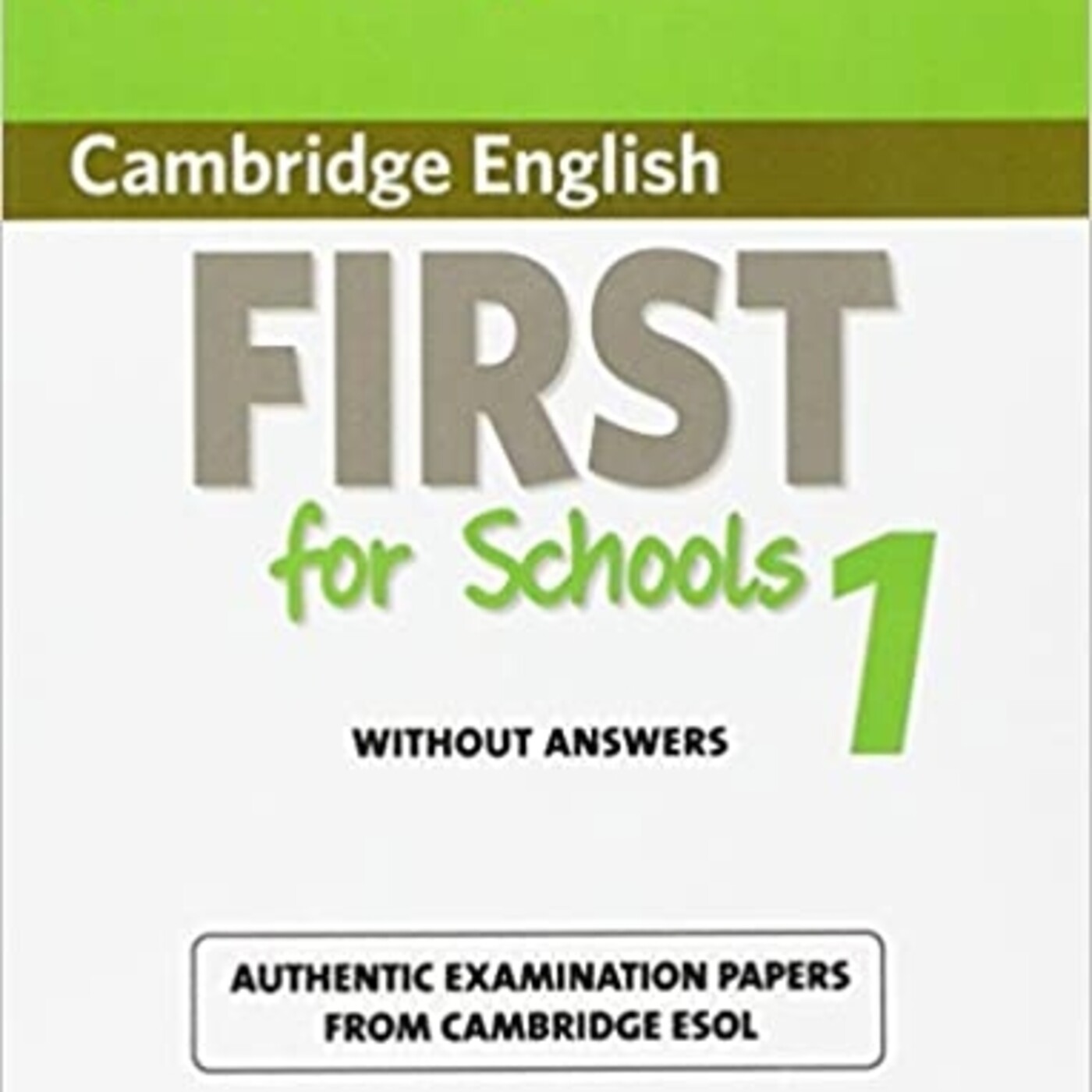 FIRST for Schools 1. Test 1 - FIRST B2 - Podcast on iVoox