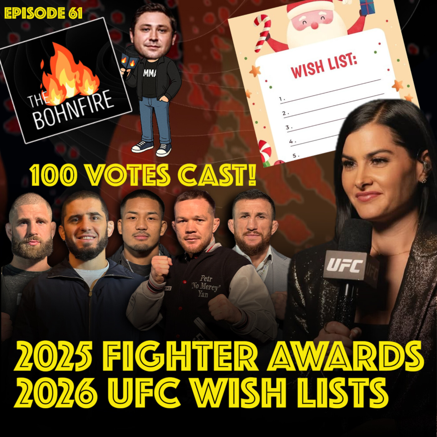 2025 UFC Awards, 2026 Wish Lists with Megan Olivi - The Bohnfire with ...