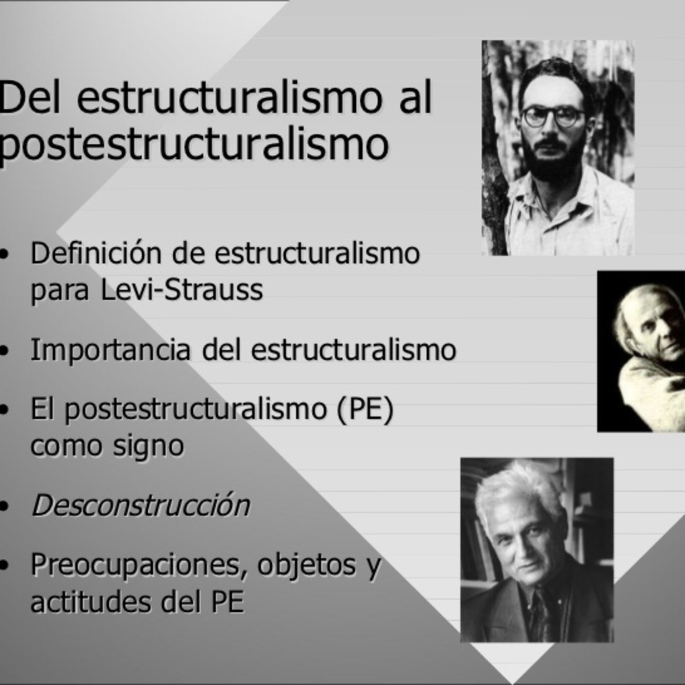 Del estructuralismo al postestructuralismo. - Devenir - Podcast en iVoox