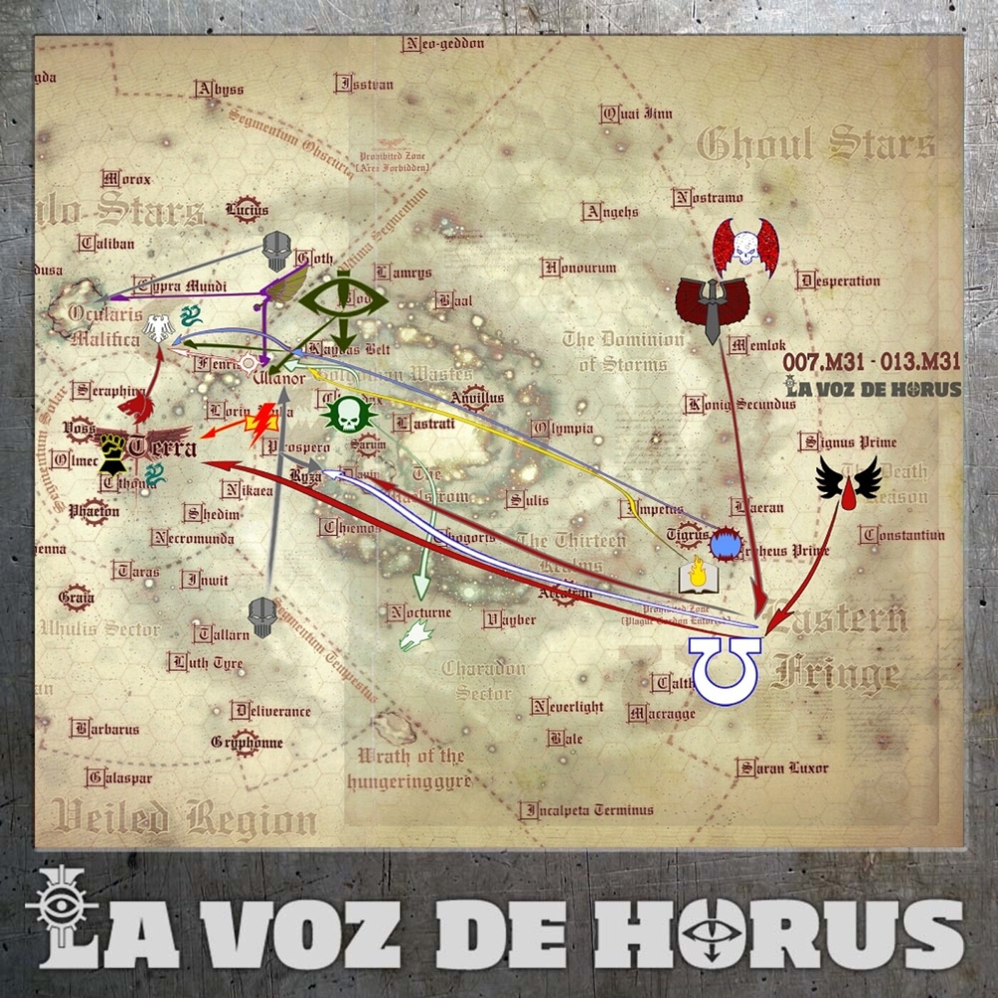 LVDH 211 - Crónica de la Herejía de Horus III: de Thramas a Terra - La ...
