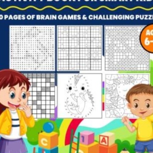 PDF/READ⭐ Fun Games Activity Book For Smart Kids Ages 6 ? 10: 110 Pages ...