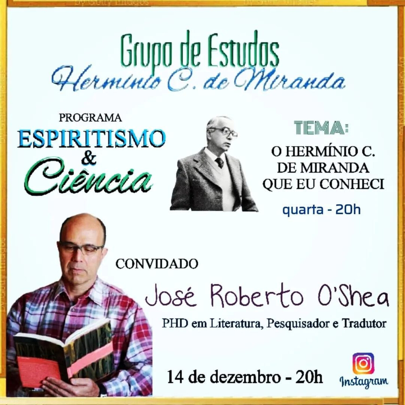 O Hermínio que eu conheci. - Grupo de Estudos Hermínio C. de Miranda ...