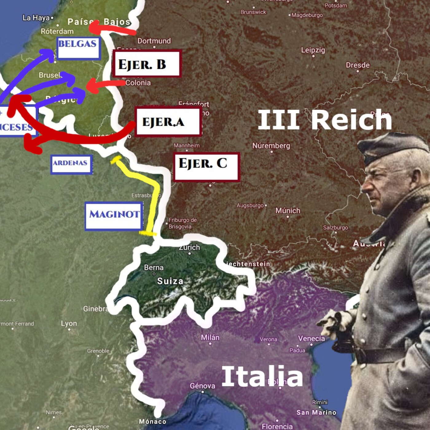 Curiosidades Segunda Guerra Mundial - El Plan de Manstein p