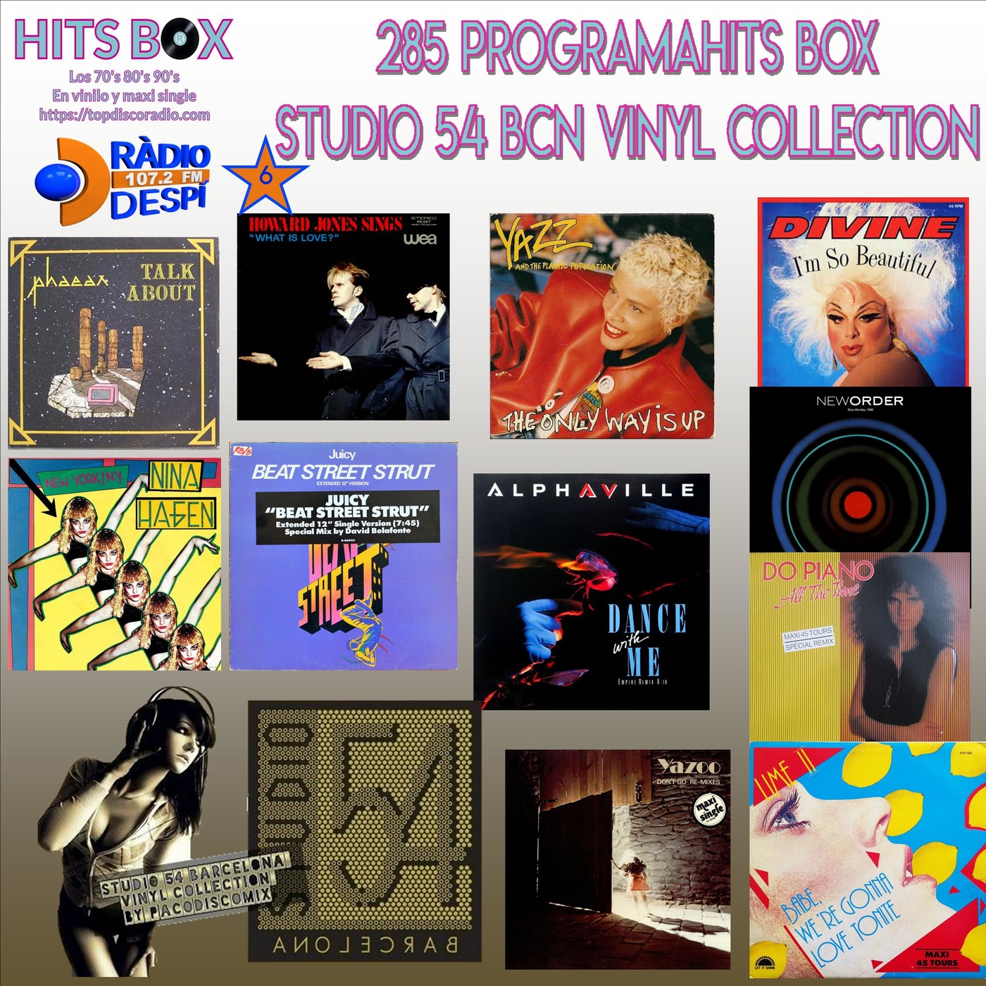 285 Programa Hits Box Studio 54 Barcelona Vinyl Collection en HITS BOX ...