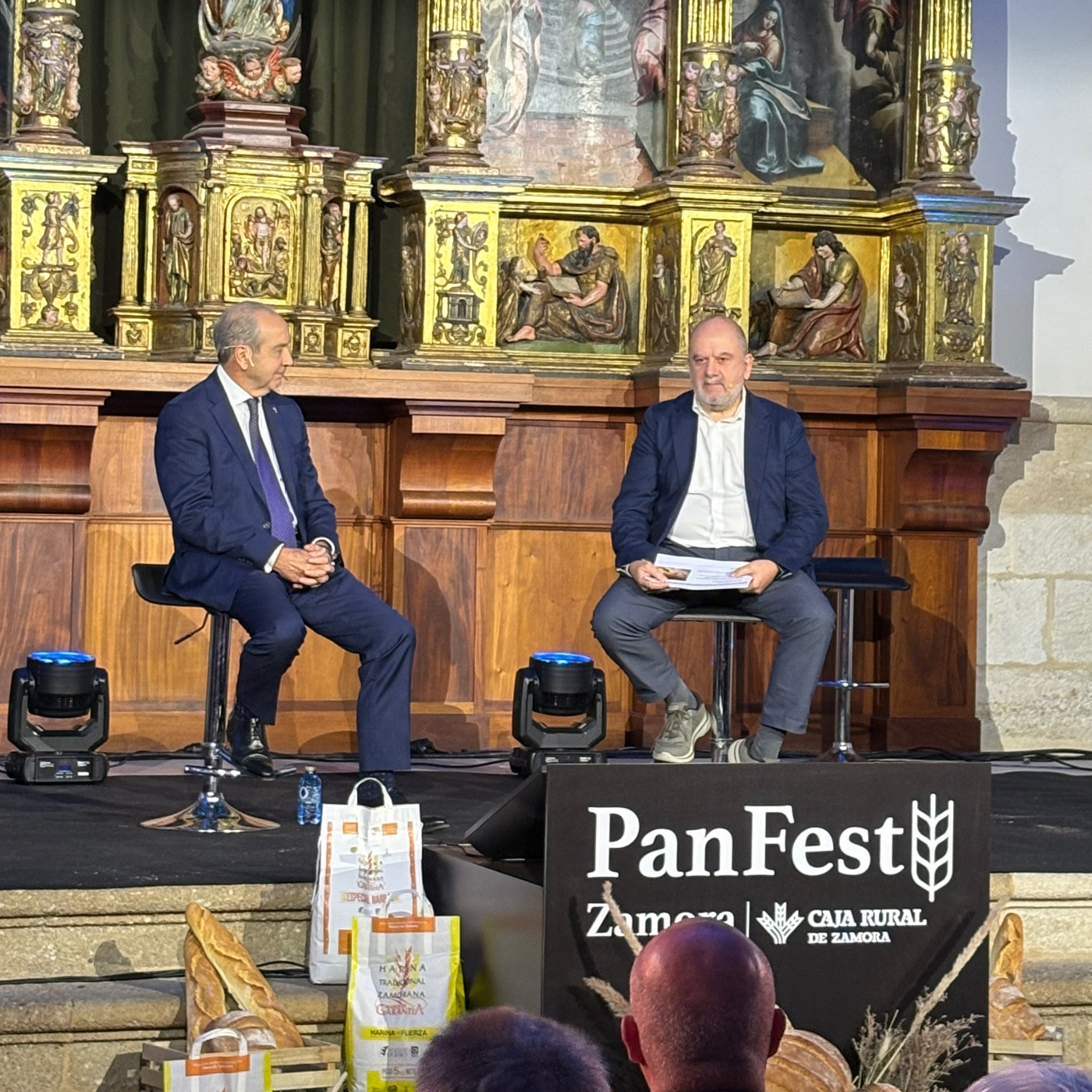 194 Pan Fest. Benjamín Lana (Madrid Fusión) y Cipriano Garcia (Caja ...