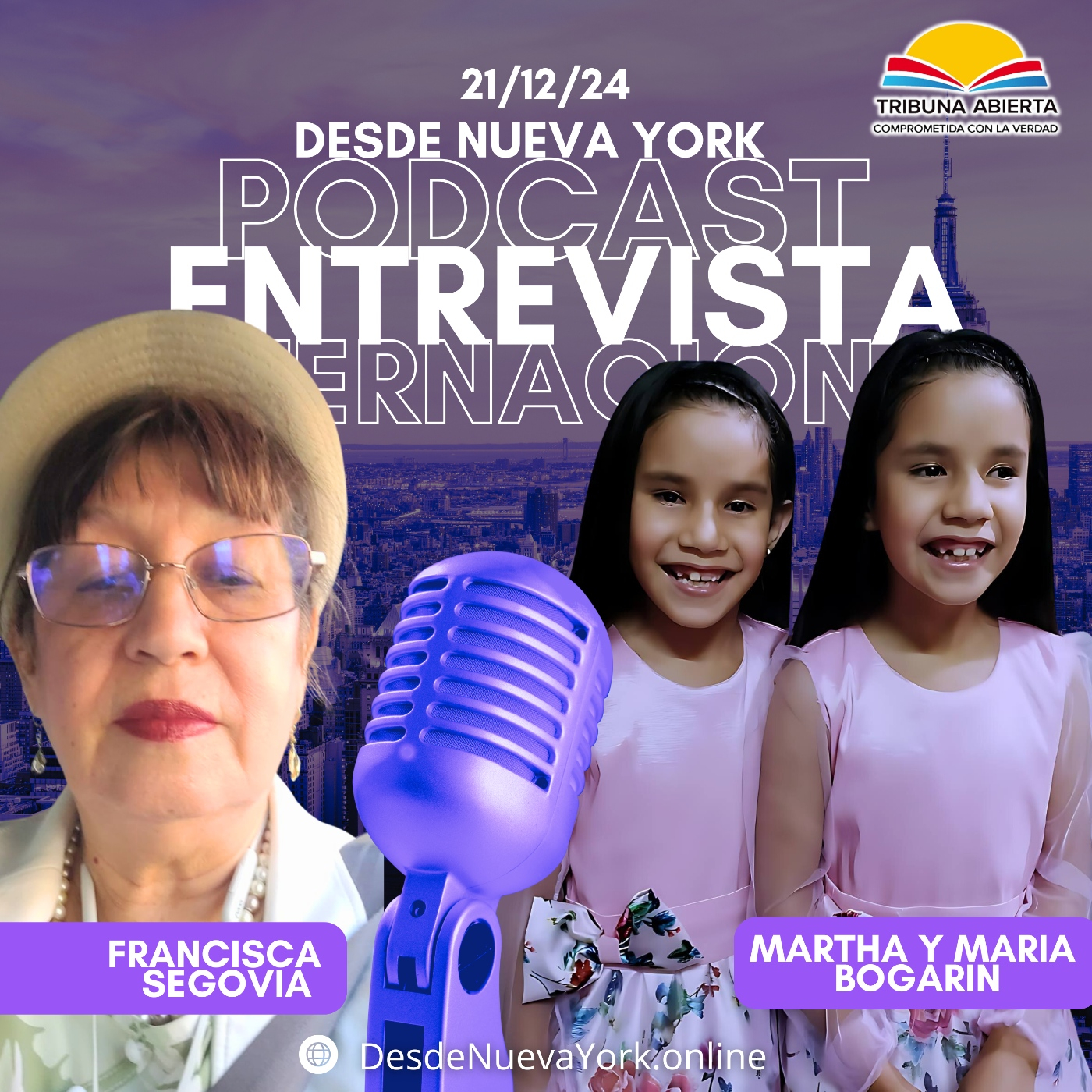 Entrevista a Martha y María Bogarin Cantantes - Entrevistas de Radio ...